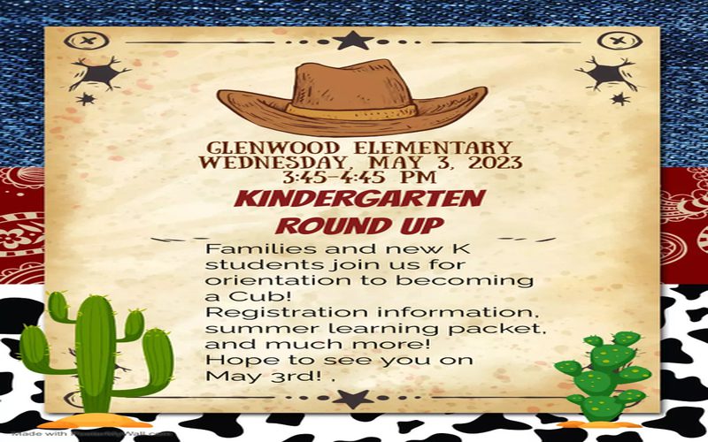Kindergarten Round-Up - Glenwood Elementary School