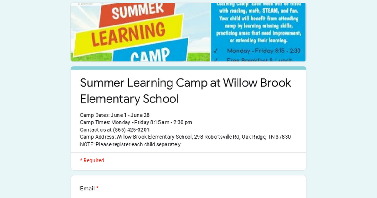 Elementary School In Oak Ridge, TN | Willow Brook Elementary School