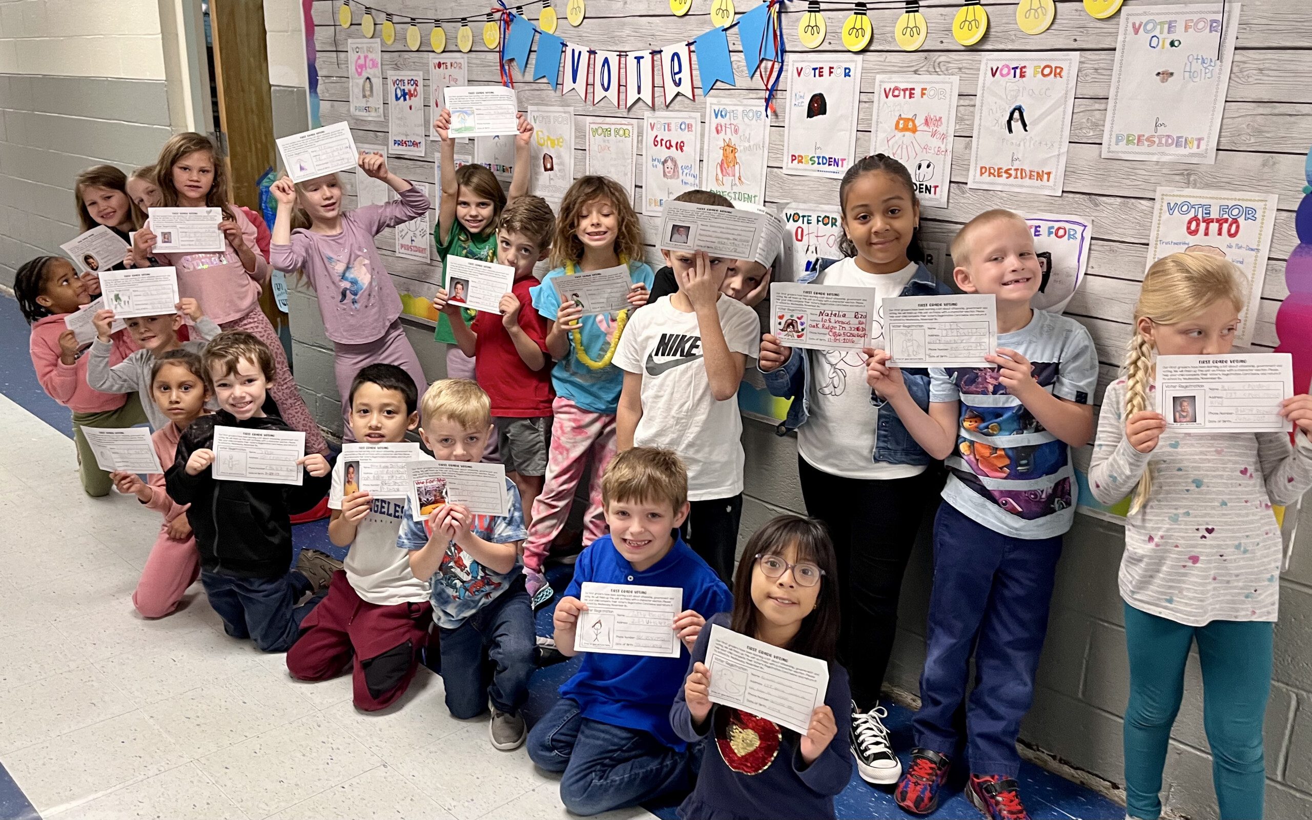 First Grade Election '23 - Woodland Elementary